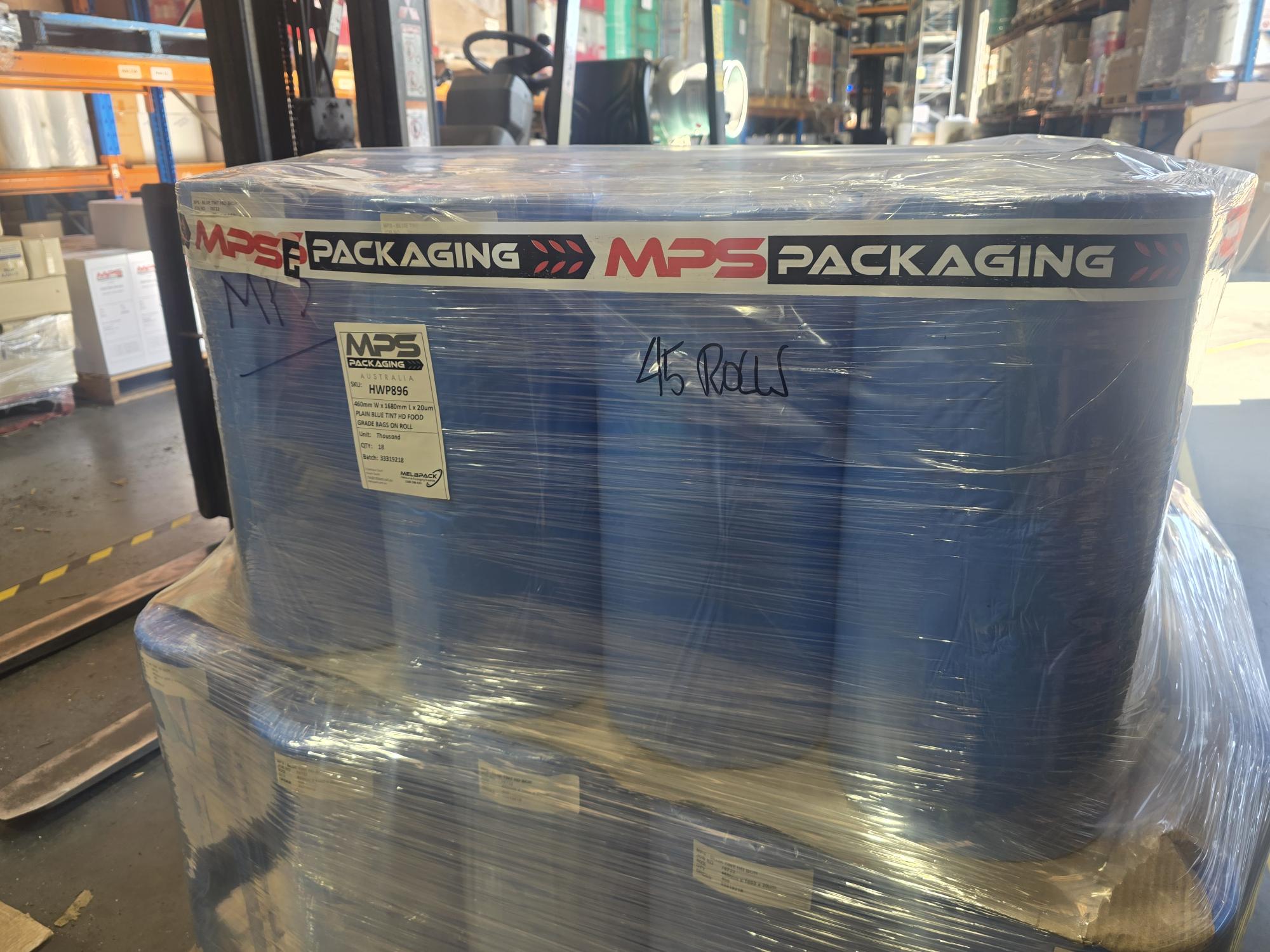 Custom blue tint food liner bags – MPS Packaging Australia
